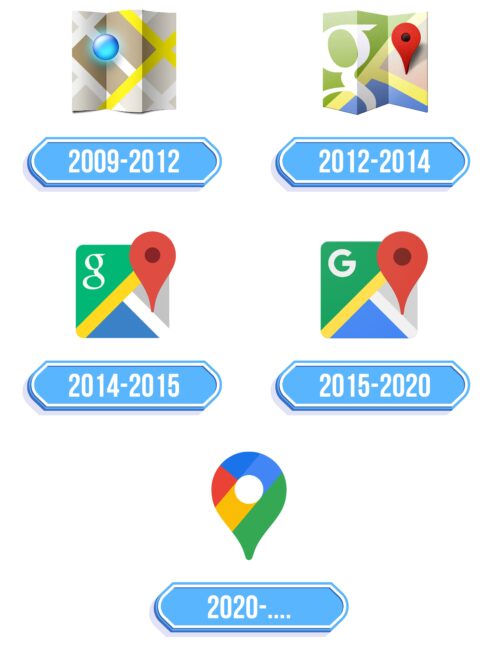 Google Maps Logo - Storia e significato dell'emblema del marchio